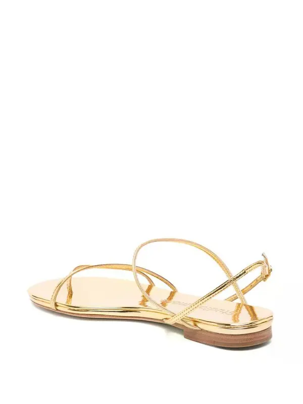 Studio Amelia Helix Flat Sandals - Gold