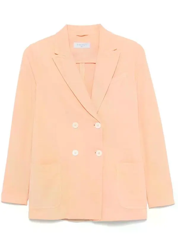 CIRCOLO 1901 Double-breasted Blazer - Orange