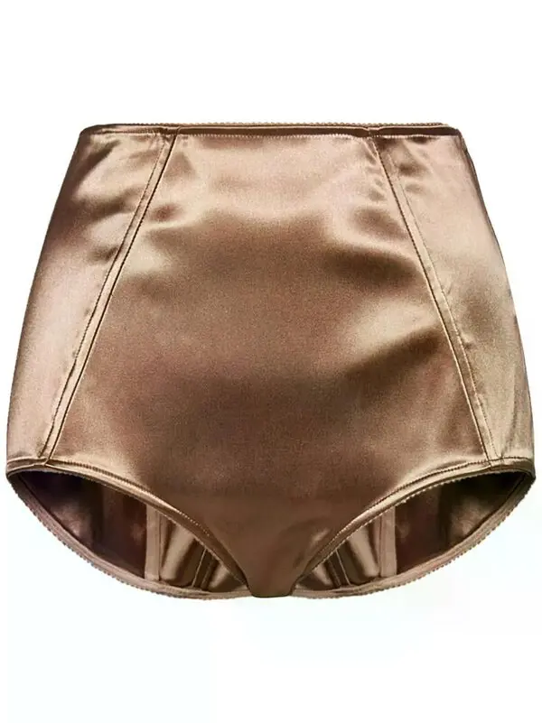 ROOM76 Satin Brief Shorts - Neutrals