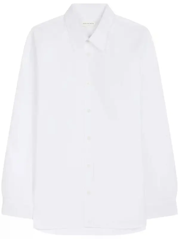Dries Van Noten Long-sleeve Cotton Shirt