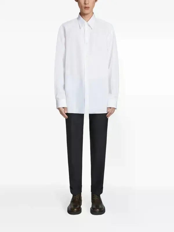Dries Van Noten Long-sleeve Cotton Shirt