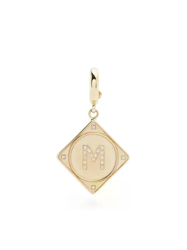 Lauren Rubinski 14kt Yellow Bruno Diamond Pendant - Gold