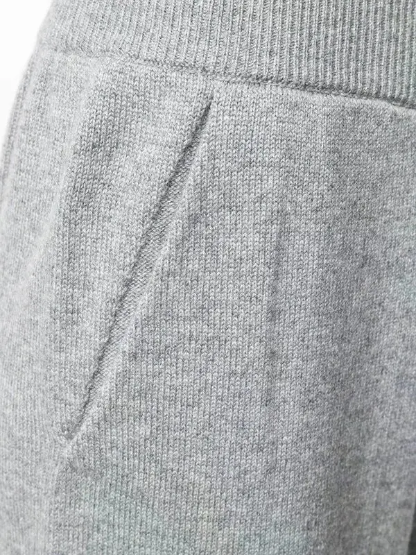 BARRIE Flared Knitted Trousers