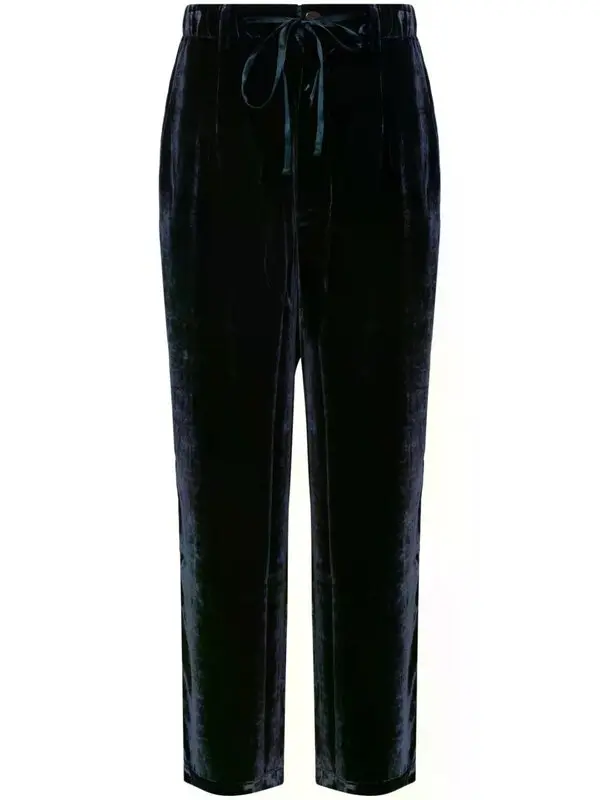 PIERRE-LOUIS MASCIA Navy Velvet Trousers