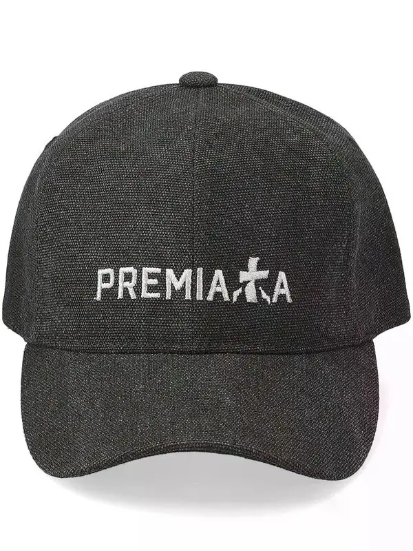 Premiata Logo-embroidered Baseball Cap - Black