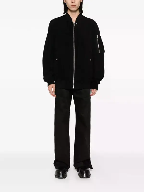 Rick Owens Classic Flight Jacket - Black