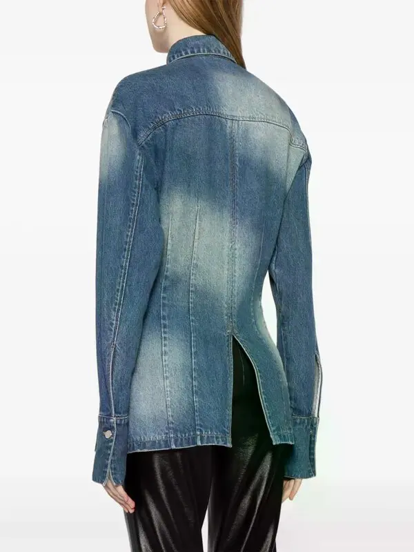 GROUND ZERO Long-sleeve Denim Shirt