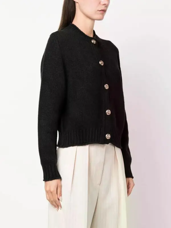 BARRIE Button-up Cashmere Cardigan