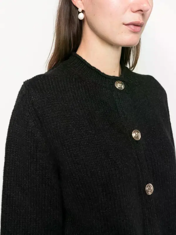 BARRIE Button-up Cashmere Cardigan