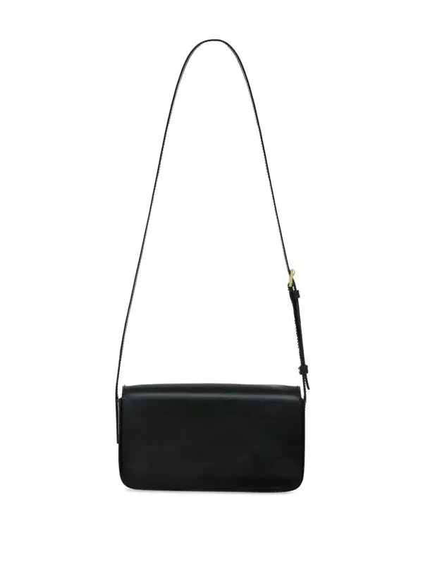ANINE BING Logo Plaque Leather Shoulder Bag