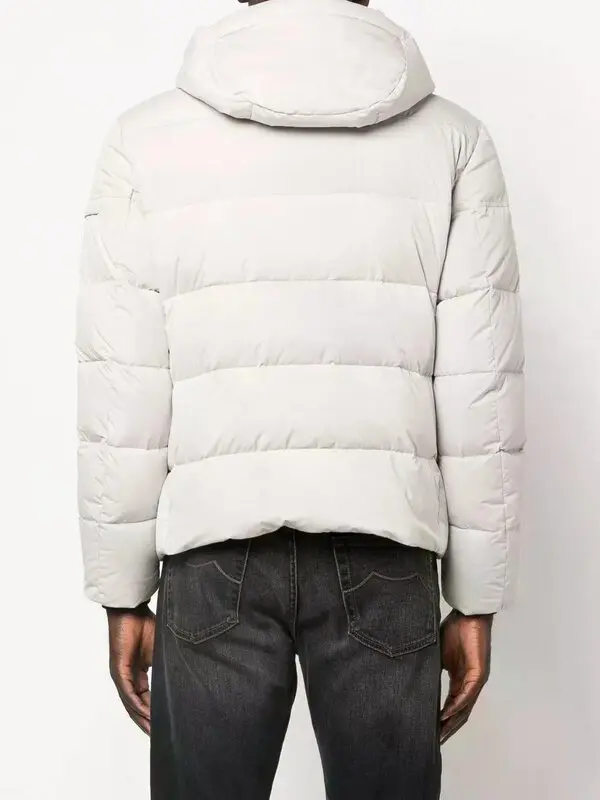 MOORER Padded Zip-up Hooded Down Jacket