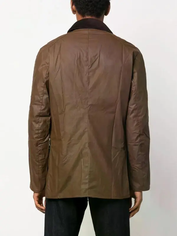 Barbour Ashby Press-stud Wax Jacket - Brown