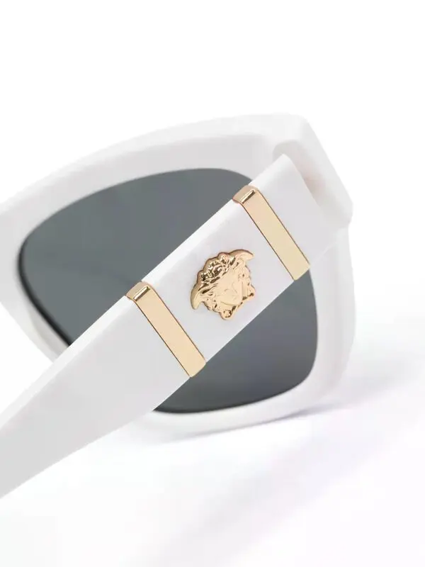 Versace Medusa Head Rectangle-frame Sunglasses