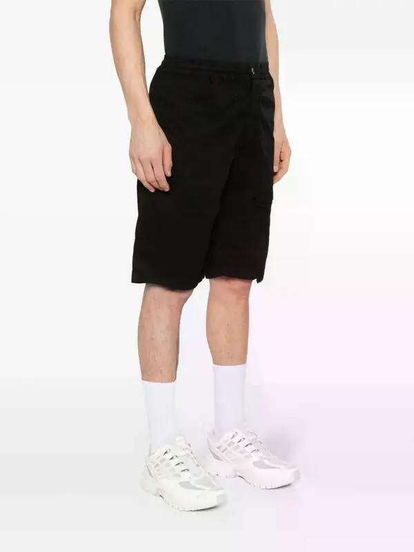 C.P. COMPANY Logo-embroidered Cargo Shorts