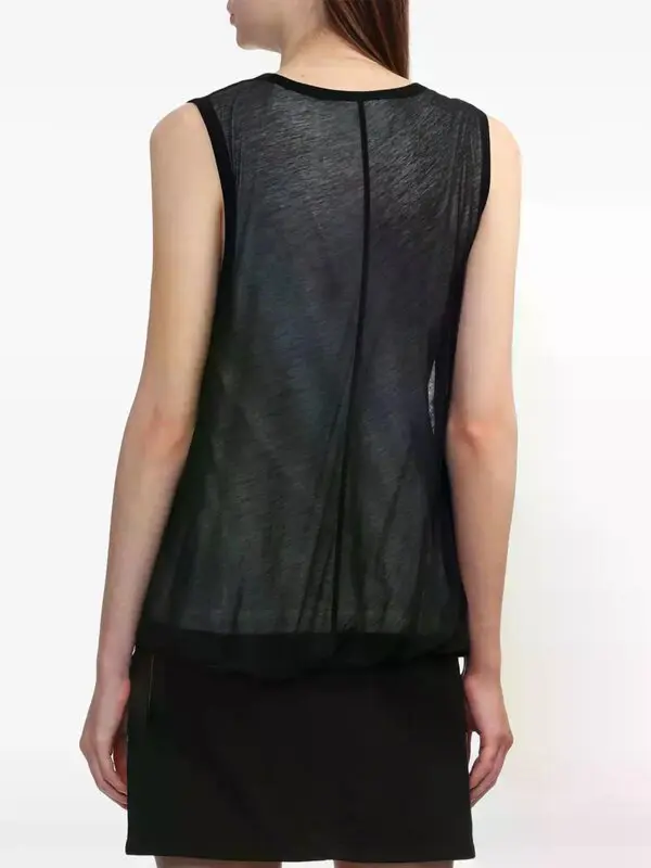 Helmut Lang Layered Cotton Tank Top
