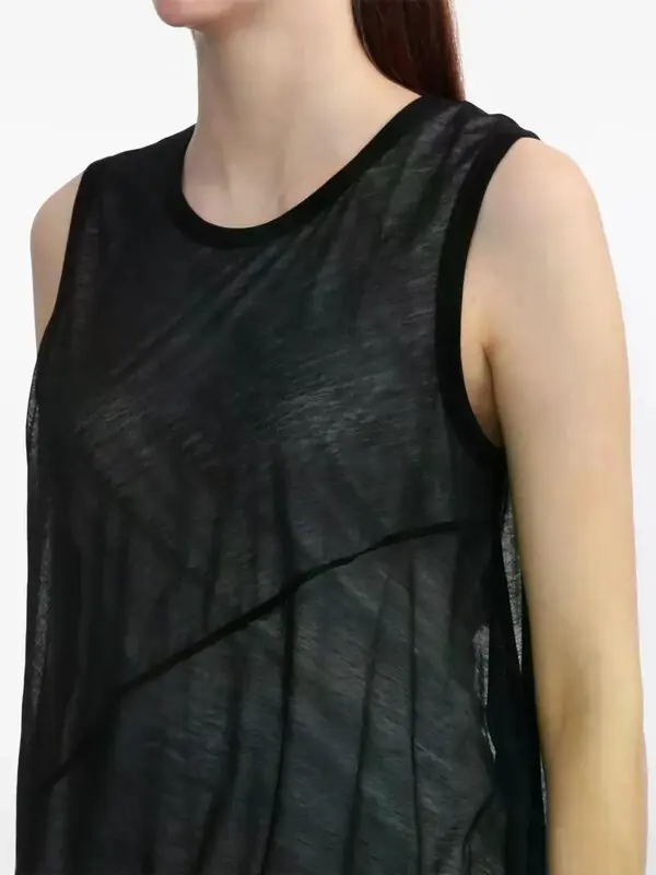 Helmut Lang Layered Cotton Tank Top