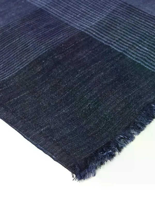 Brunello Cucinelli Check-pattern Silk-blend Scarf