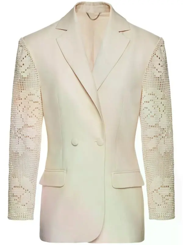 Magda Butrym Crochet Lace Blazer