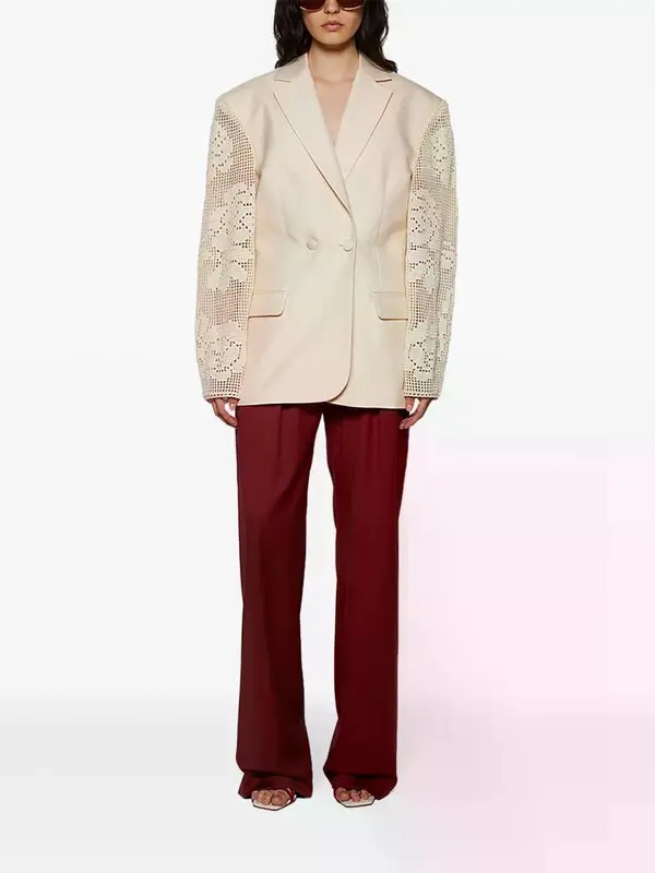 Magda Butrym Crochet Lace Blazer