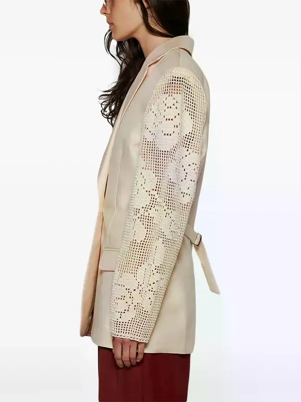 Magda Butrym Crochet Lace Blazer
