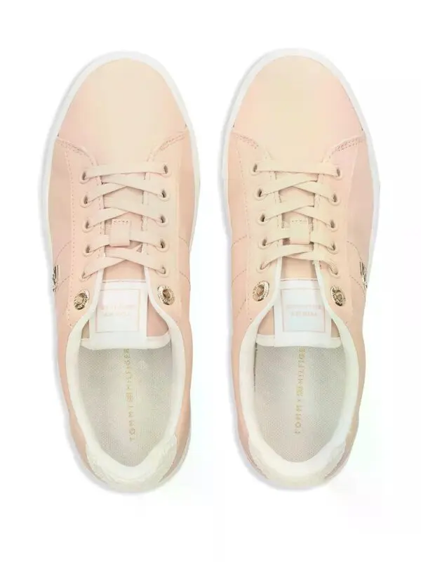 Tommy Hilfiger Elevated Leather Sneakers - Pink