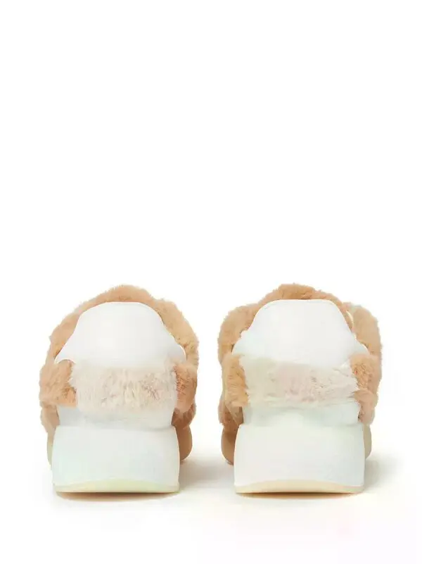 Stella McCartney Loop Fleece-texture Sneakers - Neutrals