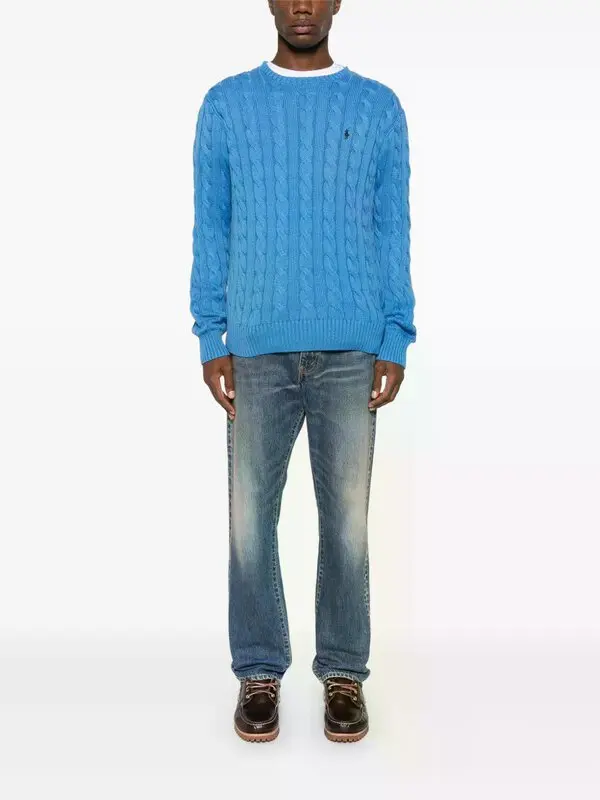 Polo Ralph Lauren Polo Pony-embroidered Sweater - Blue