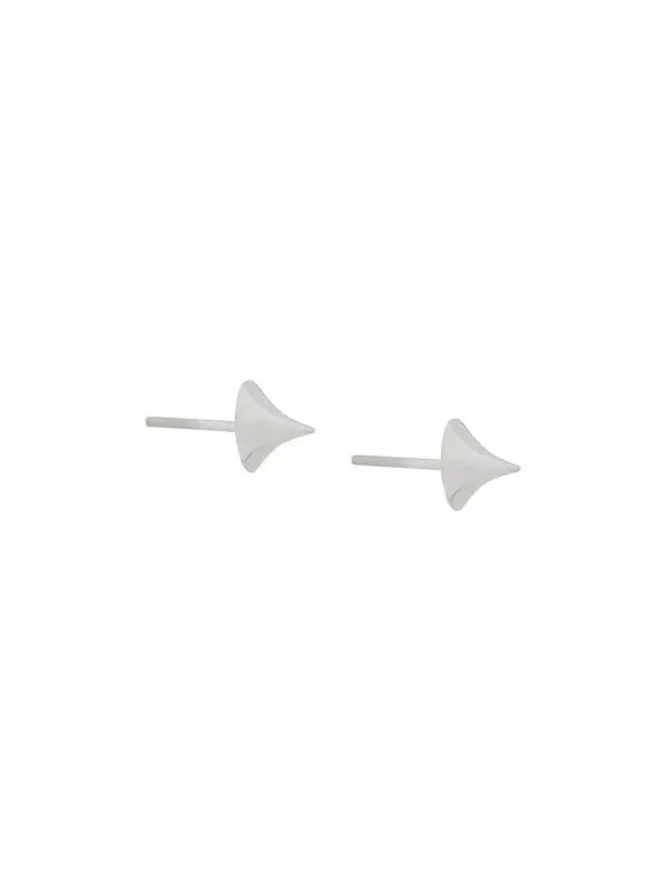 SHAUN LEANE Rose Thorn Small Stud Earrings - Metallic
