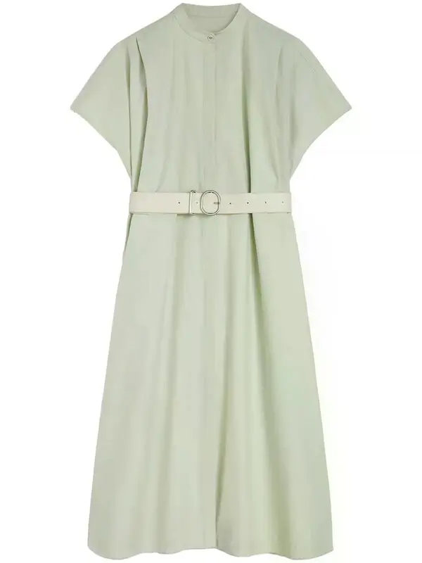 JIL SANDER Belted Midi Dress