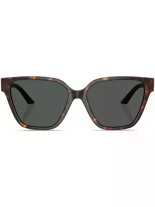 Versace Greca Strass Butterfly-frame Sunglasses - Brown