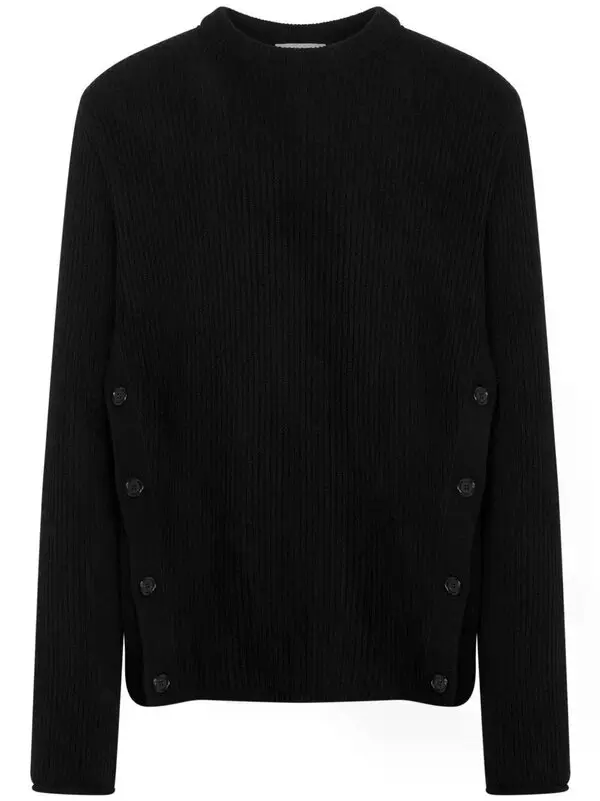 Moschino Ribbed-knit Virgin Wool Jumper