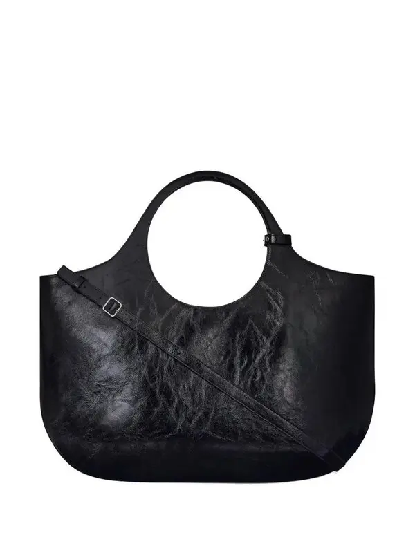 COURREGES Large Holy Handbag - Black