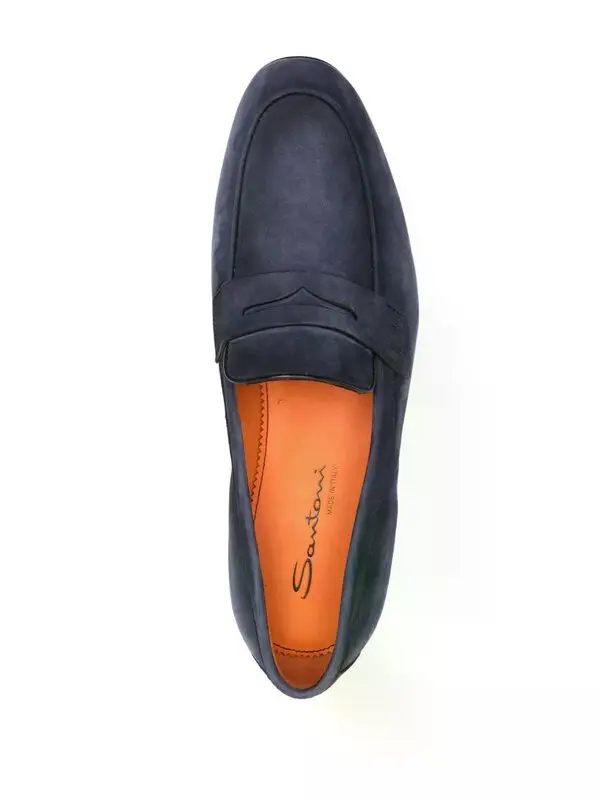 Santoni Penny Loafers - Blue
