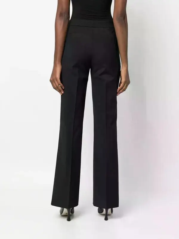 BLANCA VITA High-waisted Flared Trousers