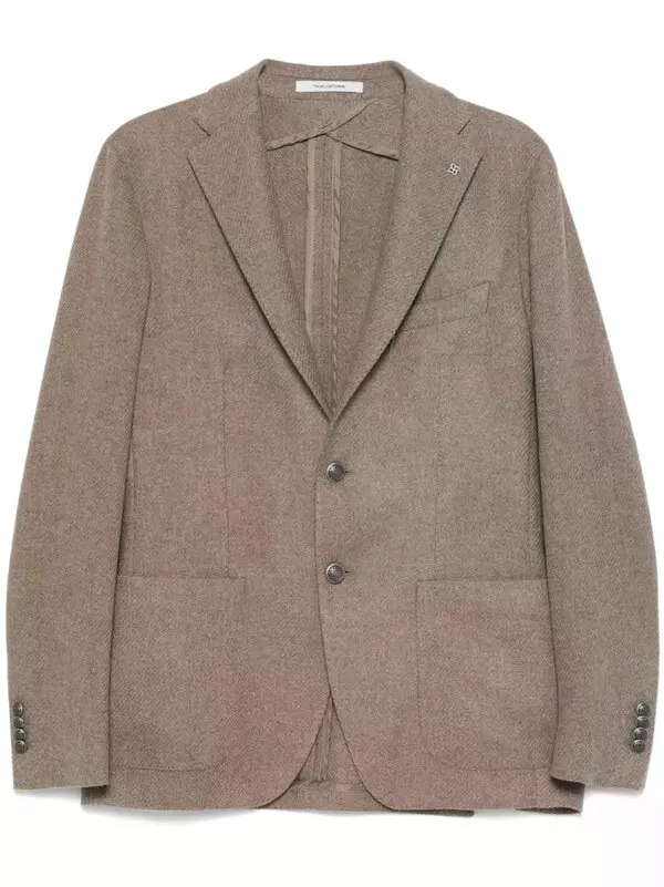 Tagliatore Single-breasted Blazer - Brown