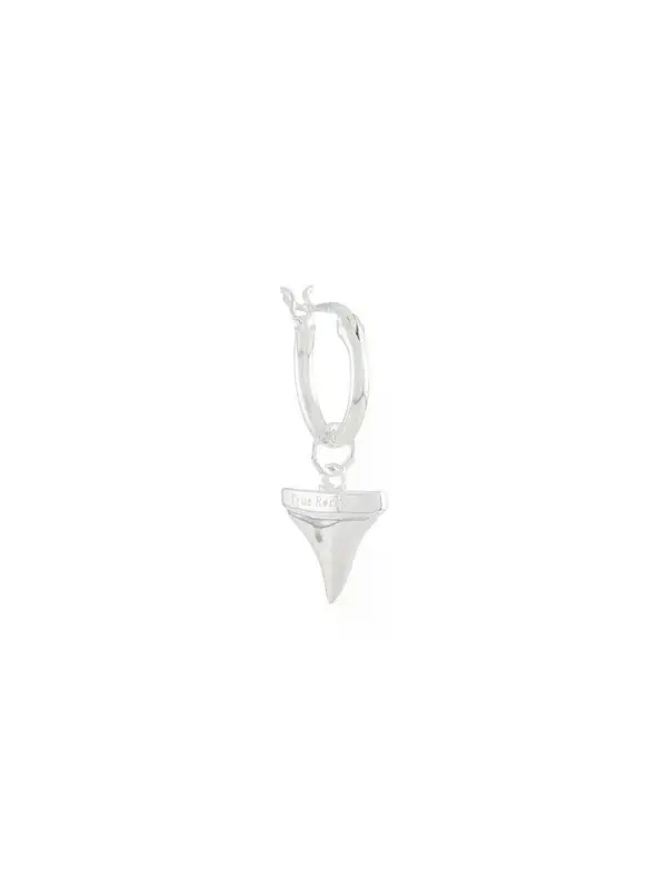 TRUE ROCKS Shark Tooth Single Earring - Silver