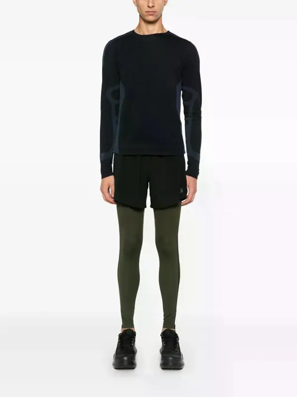 Y3 Perforated-design Shorts