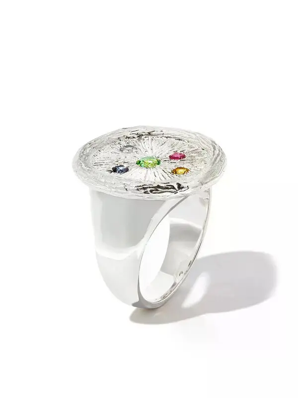 BLEUE BURNHAM Plants See Better Sapphire Signet Ring