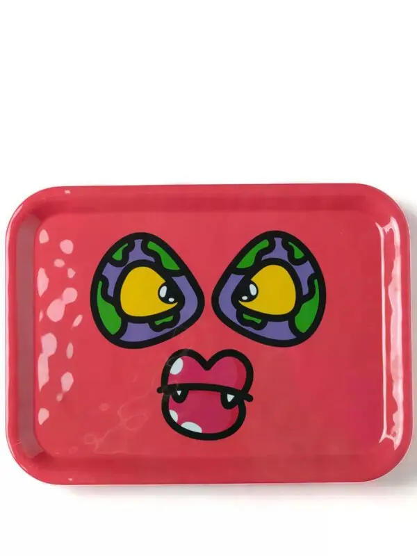 SELETTI Monsters Tina Rectangle-shape Tray - Red