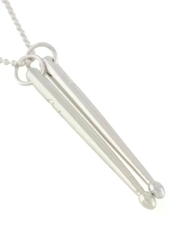 TRUE ROCKS Brad Drumsticks Necklace - Silver