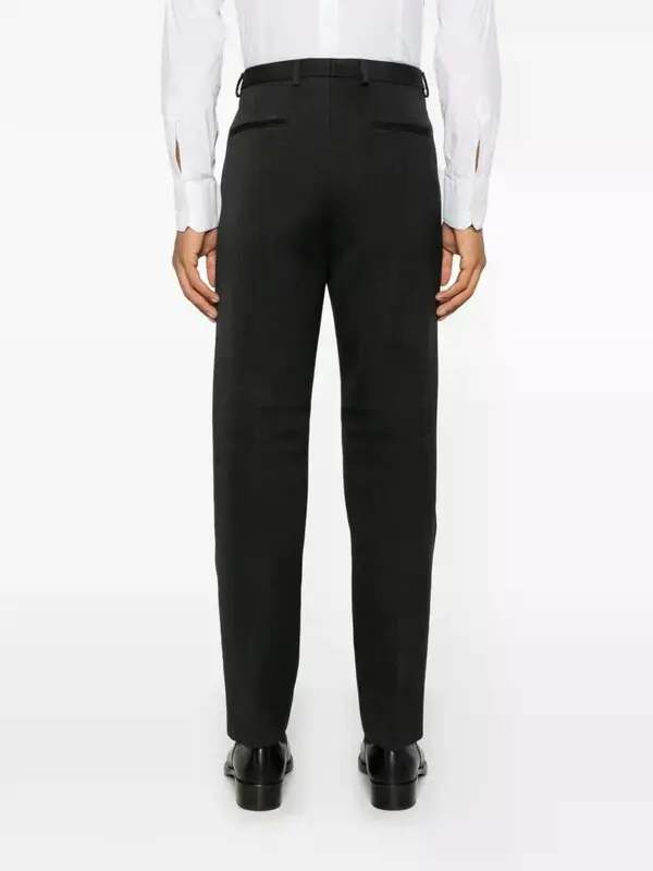Gucci Logo-embroidered Wool Trousers