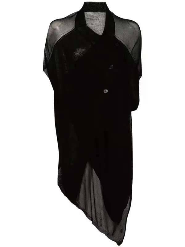 Yohji Yamamoto Asymmetric Sheer Top
