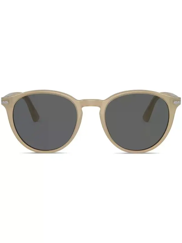 Persol Round Frame Sunglasses - Brown