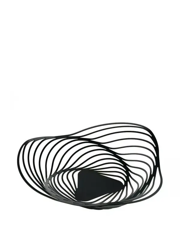 ALESSI Trinity Stainless-steel Fruit Bowl - Black