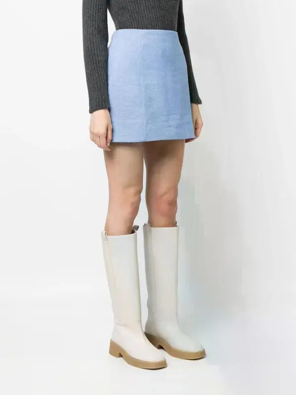 PATOU Linen-blend Miniskirt
