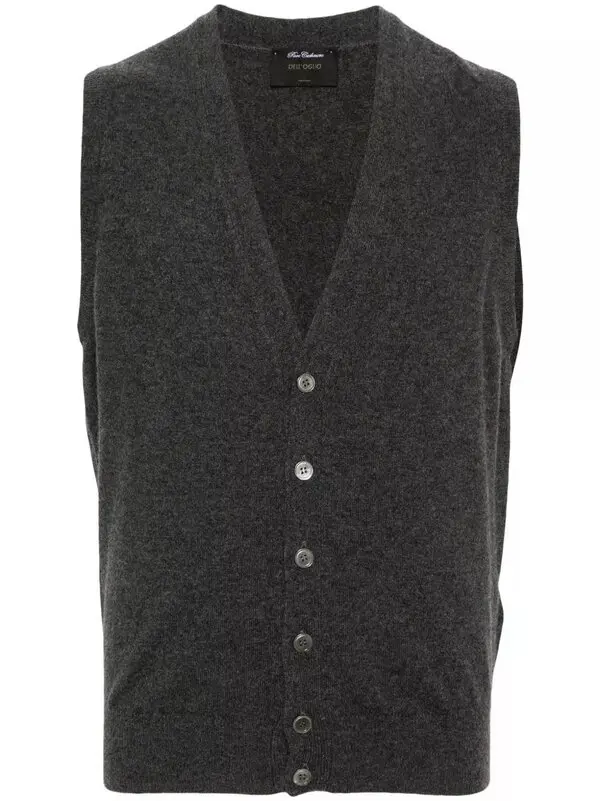 DELL'OGLIO Cashmere V-neck Vest