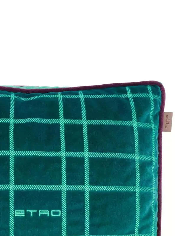 Etro Logo Plush-finish Cushion