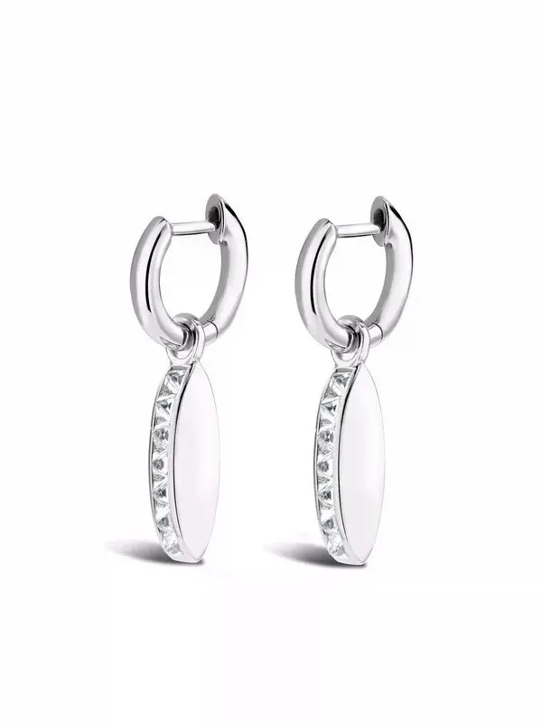 PRAGNELL 18kt White Gold Rockchic Diamond Earrings