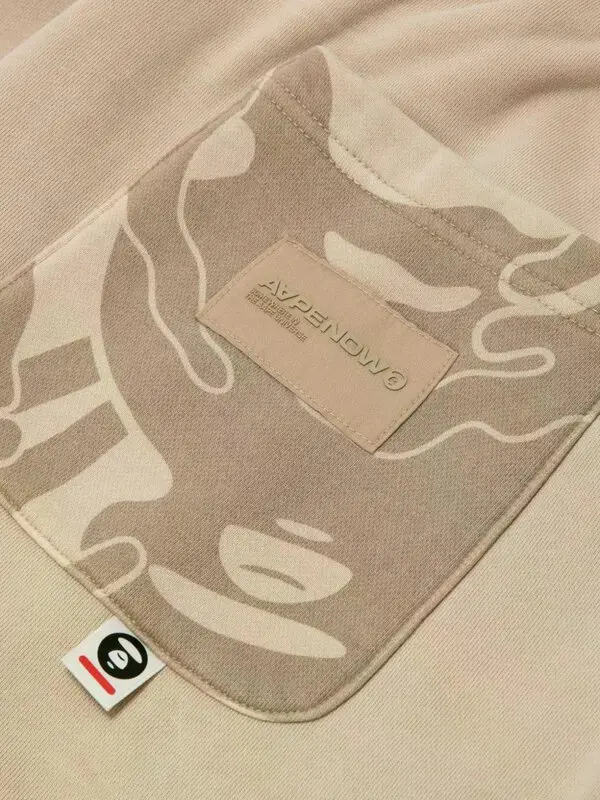AAPE BY *A BATHING APE Logo-embroidered Cotton Shorts