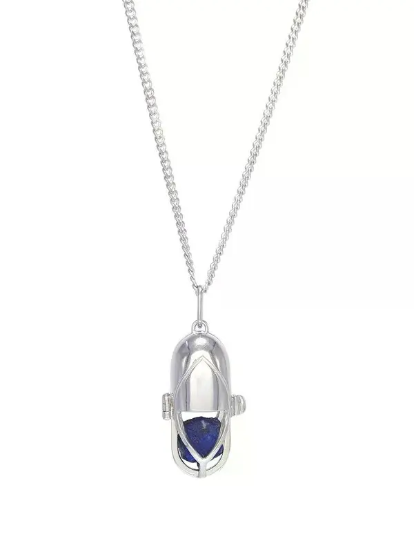 CAPSULE ELEVEN Crystal Pendant Necklace - Silver